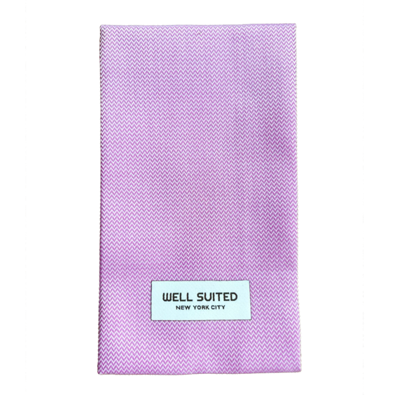 Chevron Straight Fold Pocket Square - Well Suited